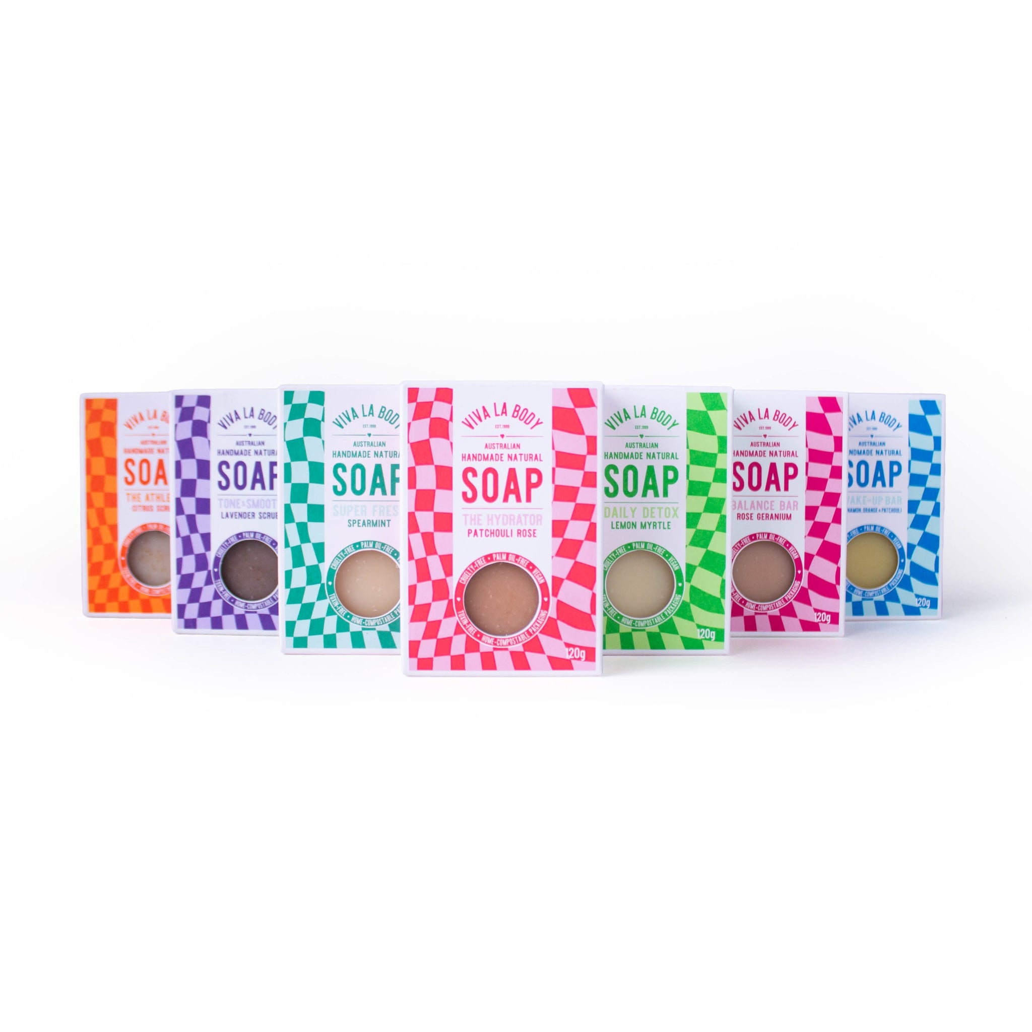 The Full Collection: Lucky 7 Natural Soap 7-Pack – Viva La Body